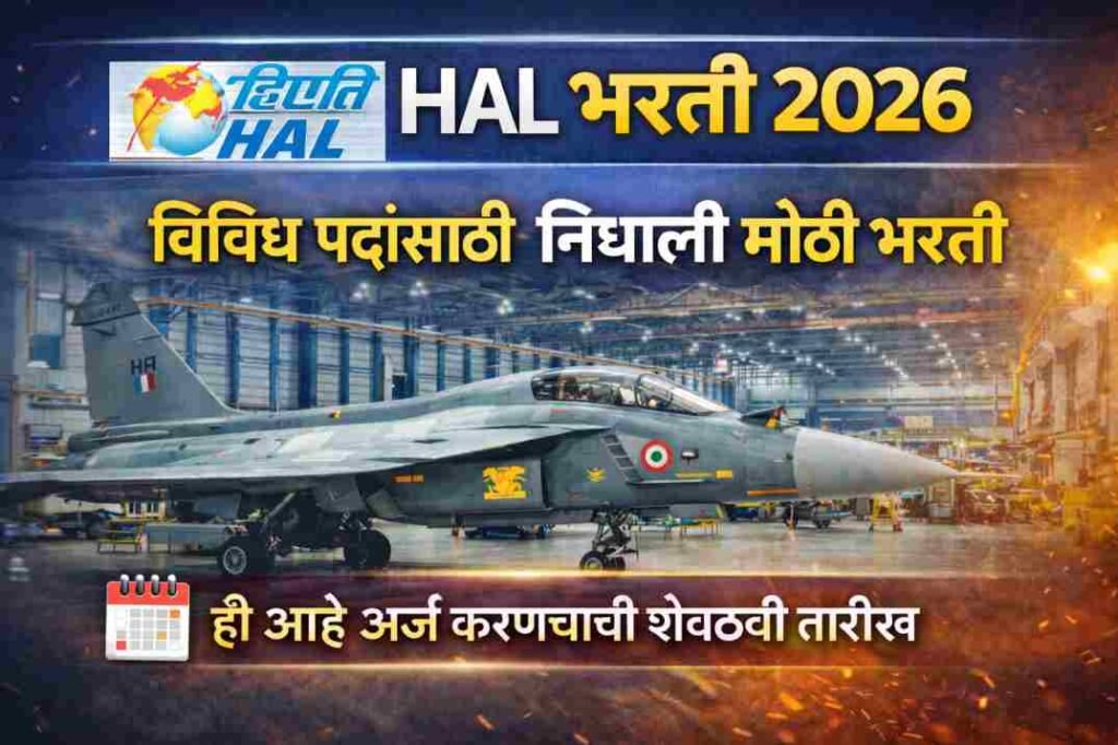 HAL Nashik Recruitment 2026: 📢 हिंदुस्तान एरोनॉटिक्स लिमिटेड (HAL ...